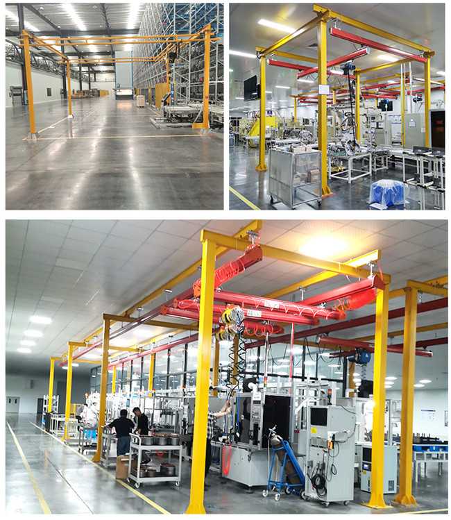 Flexible Overhead Tracking System Kbk Cranes High Efficiency
