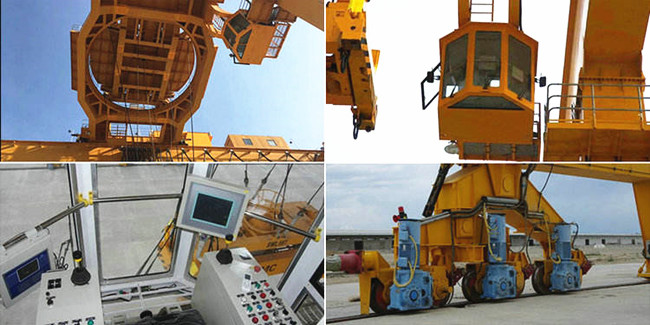 RMG Port Container Yard Double Beam Container Gantry Crane Rail Mounted