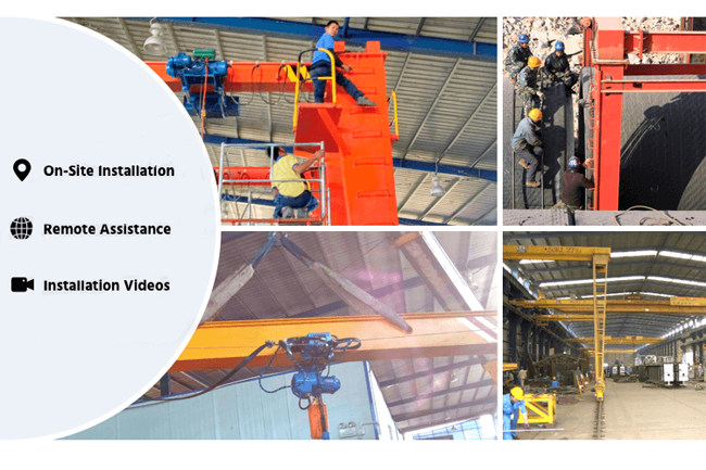 Sea Port RMG Rail Mounted Container Gantry Crane Double Girders Beams ...