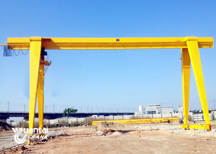 10 T Single Girder Gantry Crane , Monorail Gantry Crane 24 Months Warranty