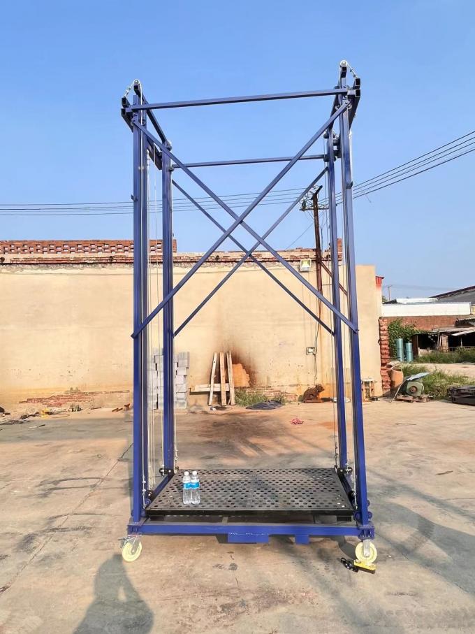 Full Automatic Work Scaffolding Lifting Equipment Folding Movable 300kg