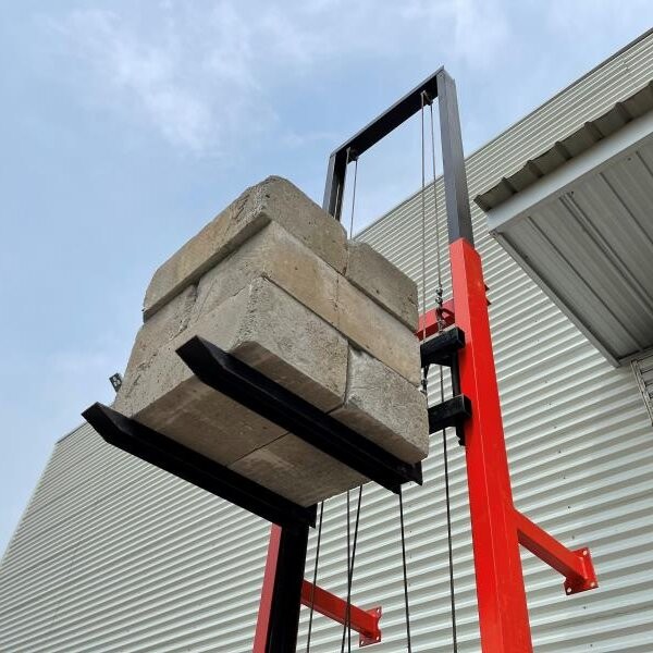 Portable Small Loading 300kg Brick Lift Electric Truck Mounted Forklift ...